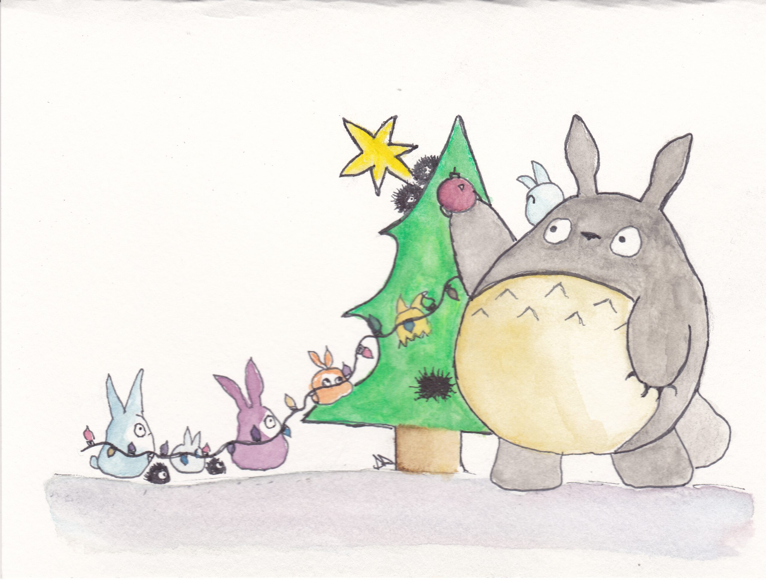 Totoro Tree - Hammer and Pen Artists Collective